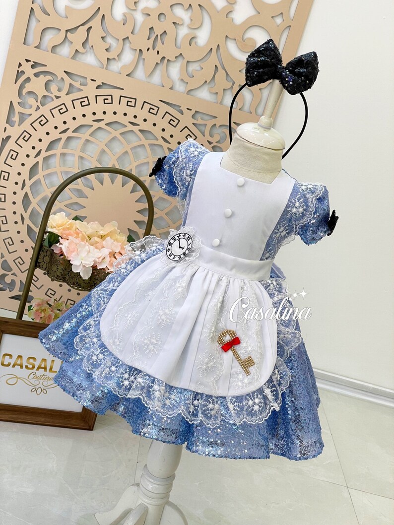 Alice Dress. Alice Baby Girl Dress Alice Themed Birthday Girl - Etsy