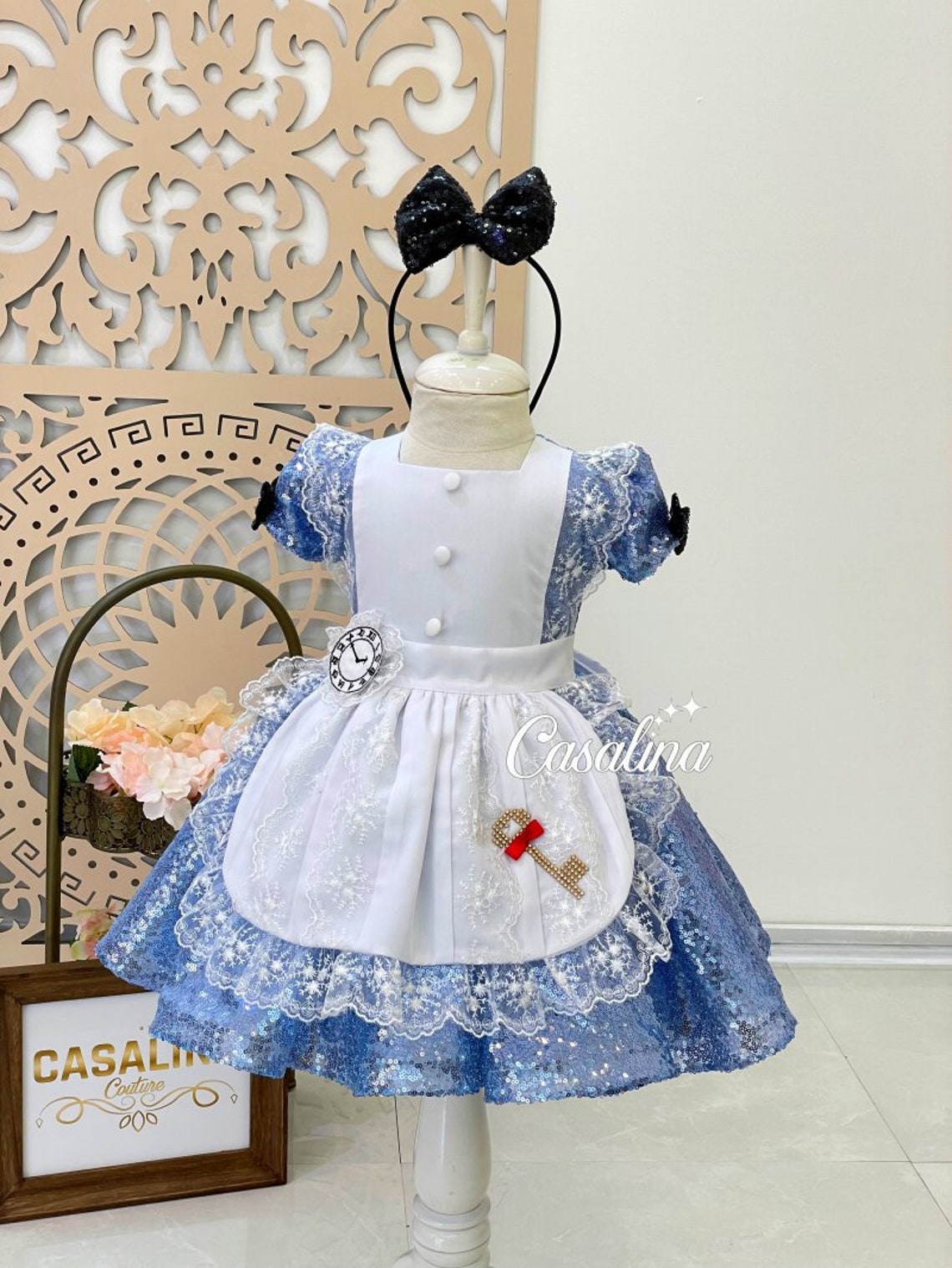 Alice Dress. Alice Baby Girl Dress Alice Themed Birthday Girl - Etsy