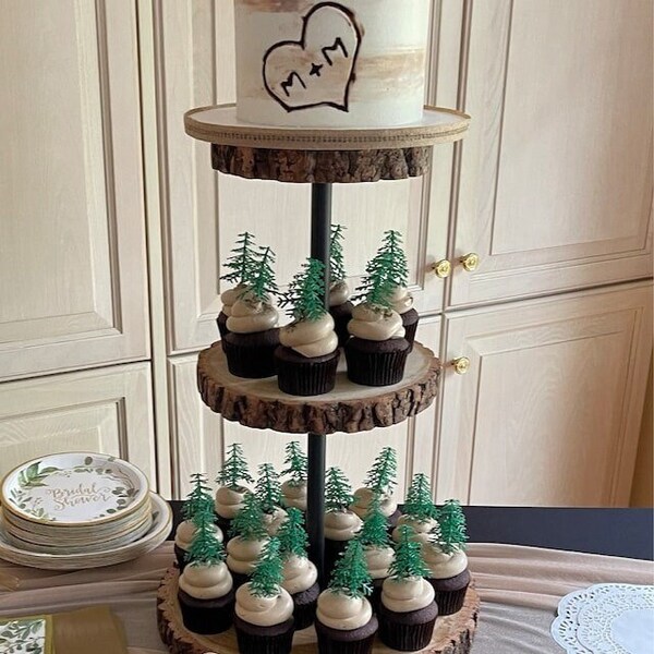 Rustic Cupcake - Etsy