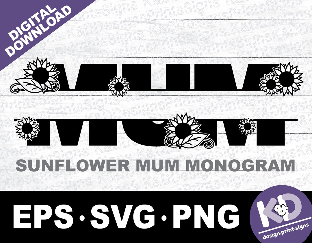 Mum Split Svg, Eps,png, Mum Split Monogram, Mum, Mothers Day, Cricut ...