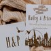 Wizard Wedding Save the Date Card, Save the Date Magical Wedding ...