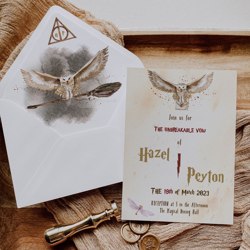 Magical Wedding Invitations - Etsy