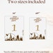 Wizard Wedding Table Numbers, Printable Table Numbers, Magic School ...