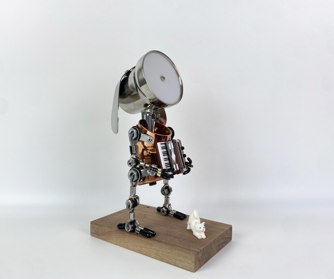 Accordion Music Dog Table Lamp / Pet Dog Playing the Accordion ...