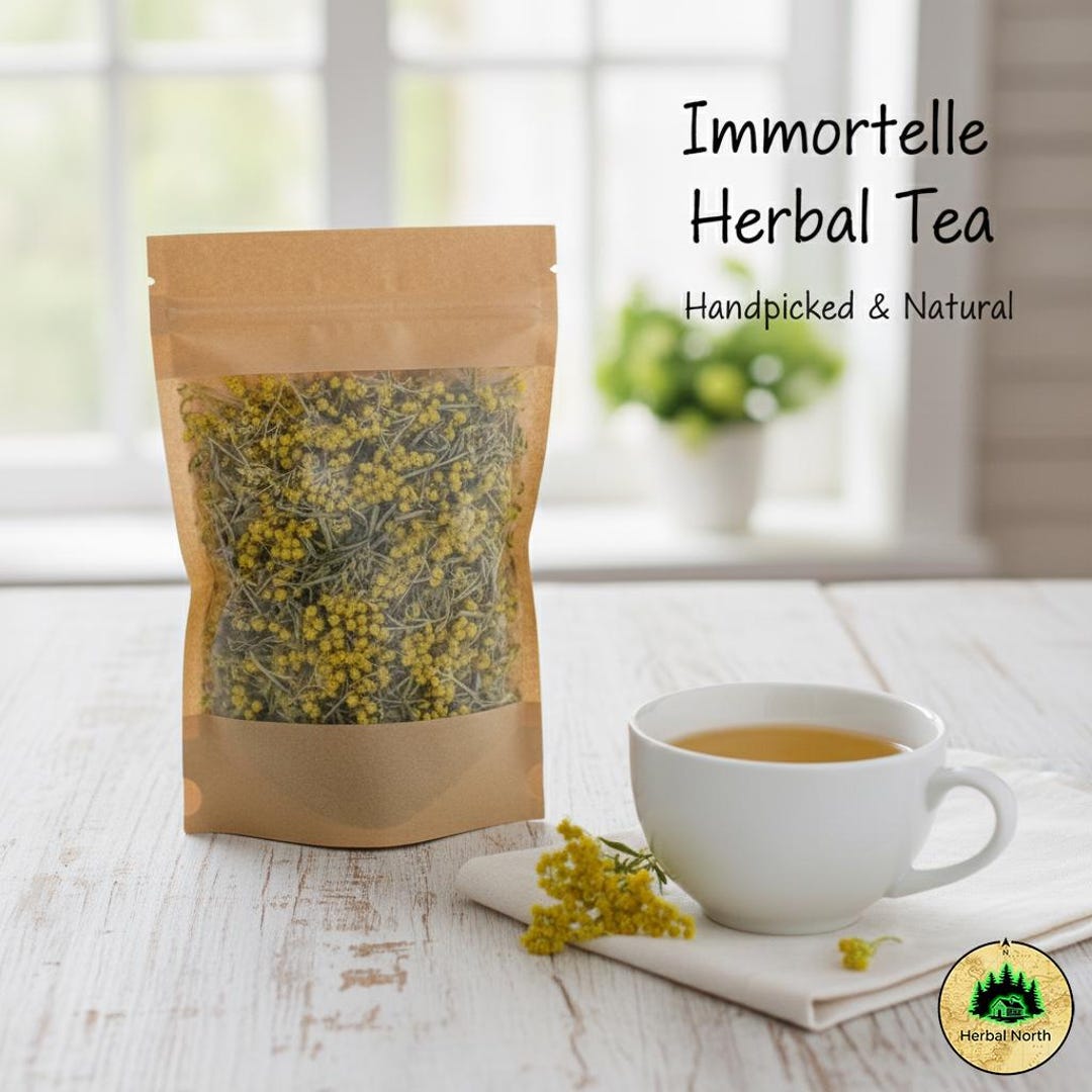Immortelle Dried Herbal Tea (helichrysum Arenarium) – Handpicked ...