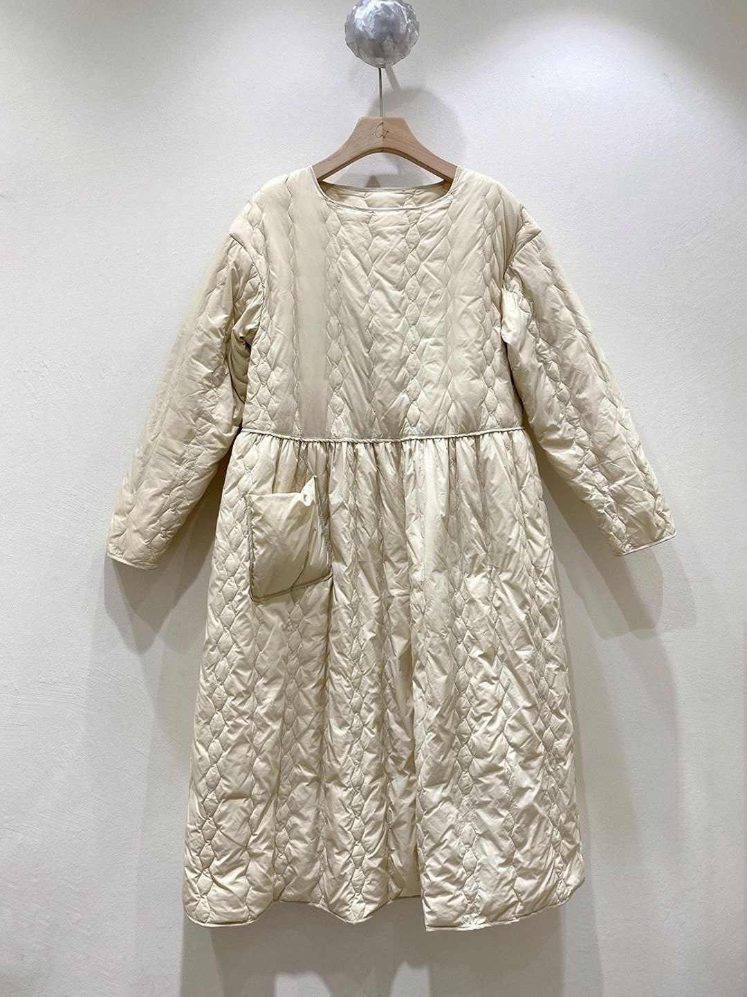 Down Jacket Dress, Winter Outerwear, Winter Dress, Puffer Dress, Winter ...