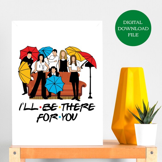 Friends TV Show Digital Wall Art Printable Wall Art - Etsy