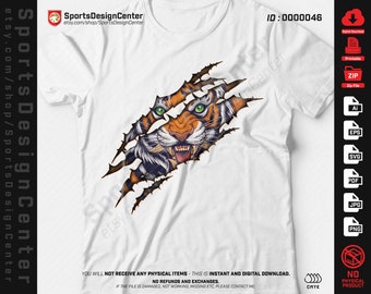 Tiger Claw Rip Svg - Etsy