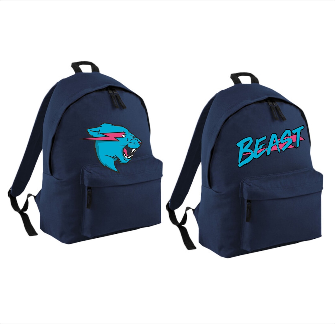 Beast Cat Junior Backpack School Bag Mr Beast Merch - Etsy