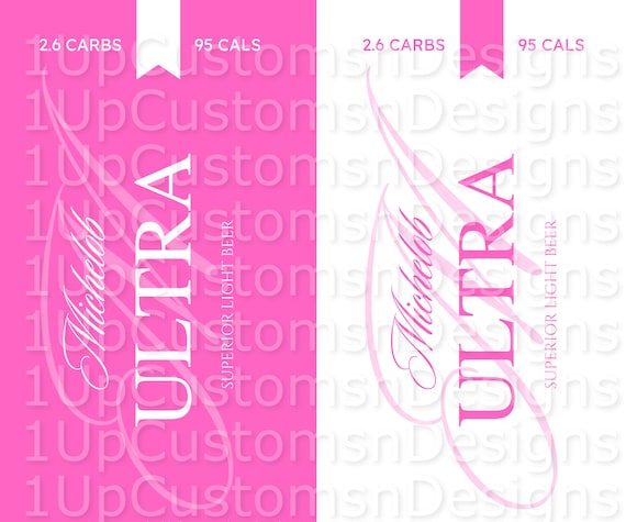 Michelob Ultra 20 Oz Skinny Straight Tumbler Wrap Pink & - Etsy