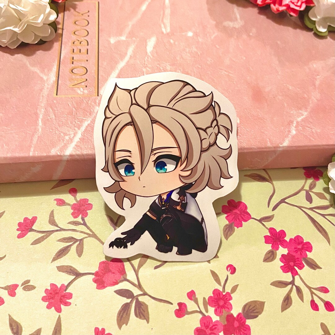 Albedo Chibi Sticker Genshin Impact Sticker Waterproof and Easy to ...