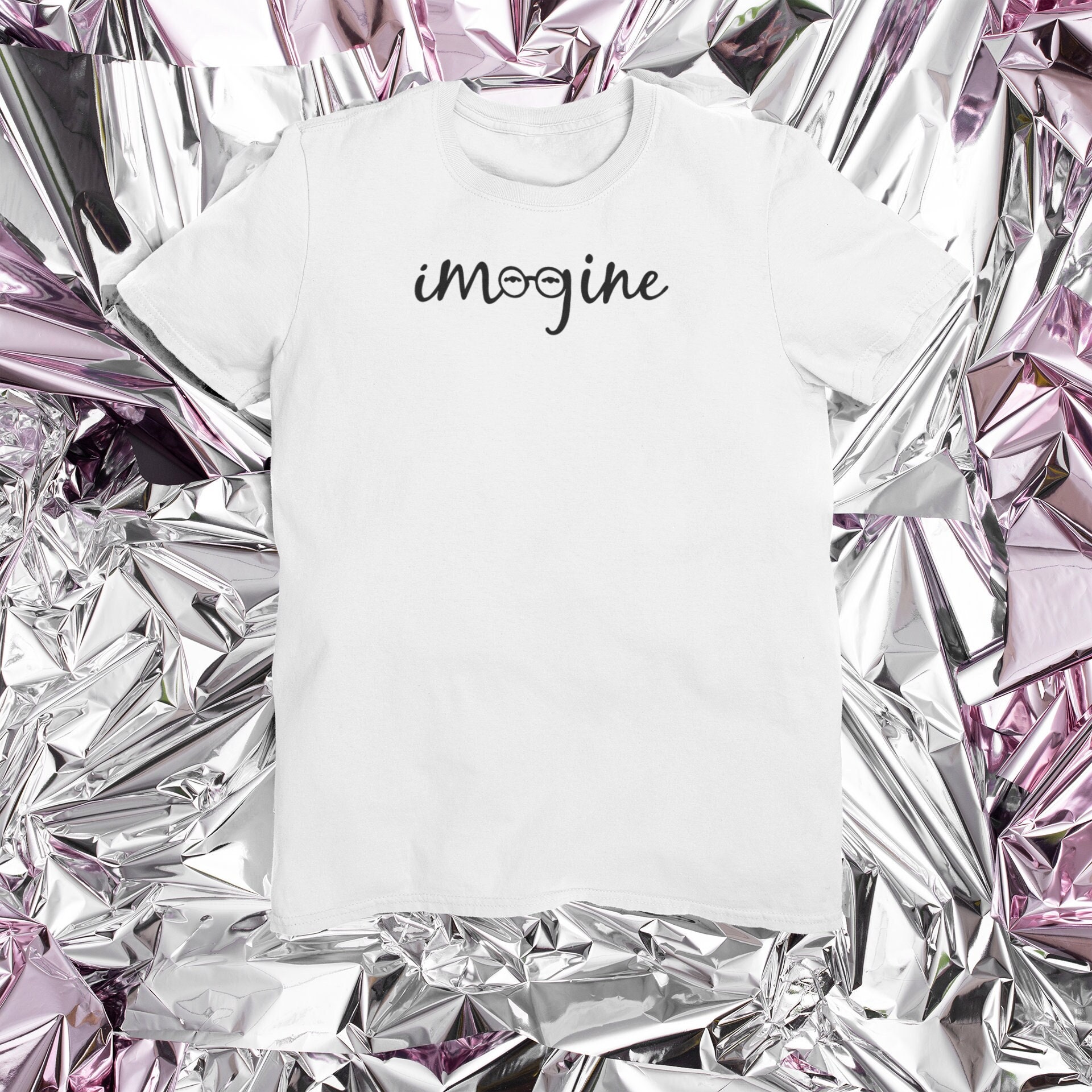 White Cotton John Lennon Imagine Shirt Vintage John Lennon Shirt John ...