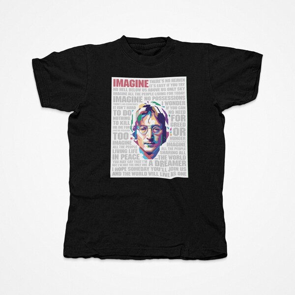 John Lennon T Shirt - Etsy