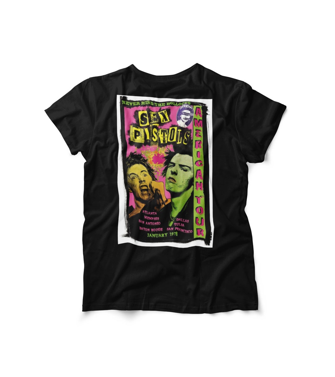 Sex Pistols T Shirt Rare Collectors Sex Pistols American Tour Shirt Unisex Vintage Punk T