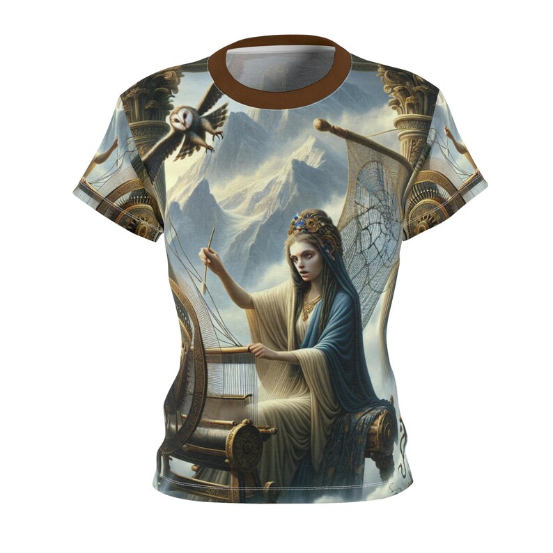 Arachne Greek Mythology Spider-themed Shirt, Cut & Sew Top, Mythical ...