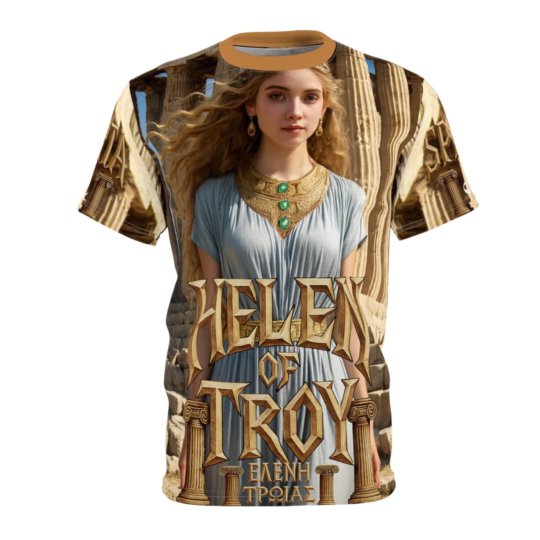 Ancient Greek Beauty Tee, Helen of Troy Shirt, Spartan Princess Top ...