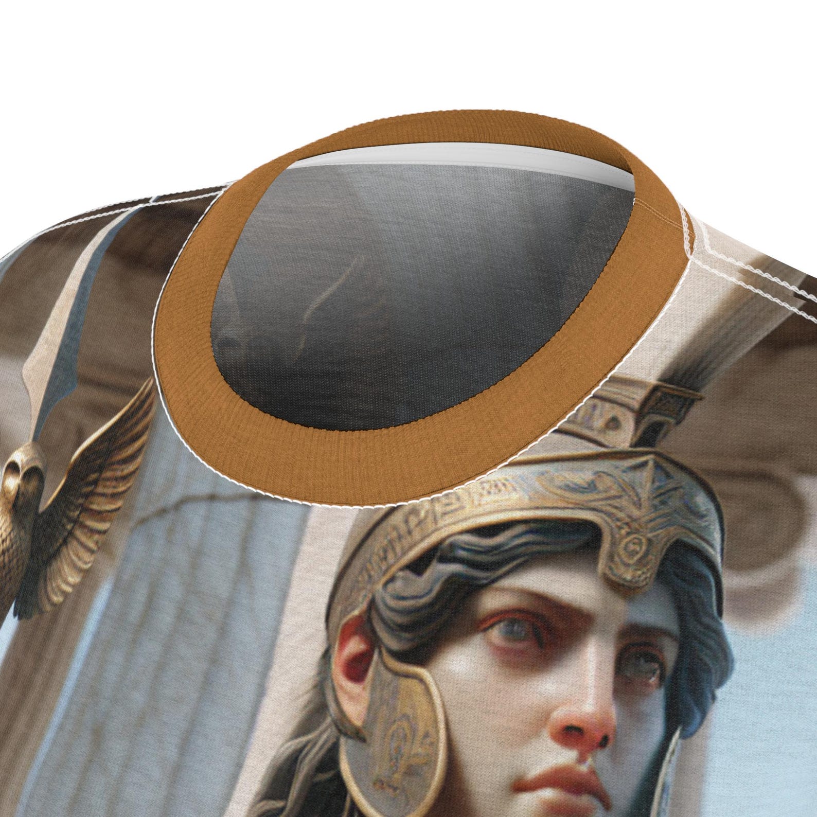 Goddess Athena Women's Tee, Greek Myth, Cut & Sew Shirt, Wisdom War ...