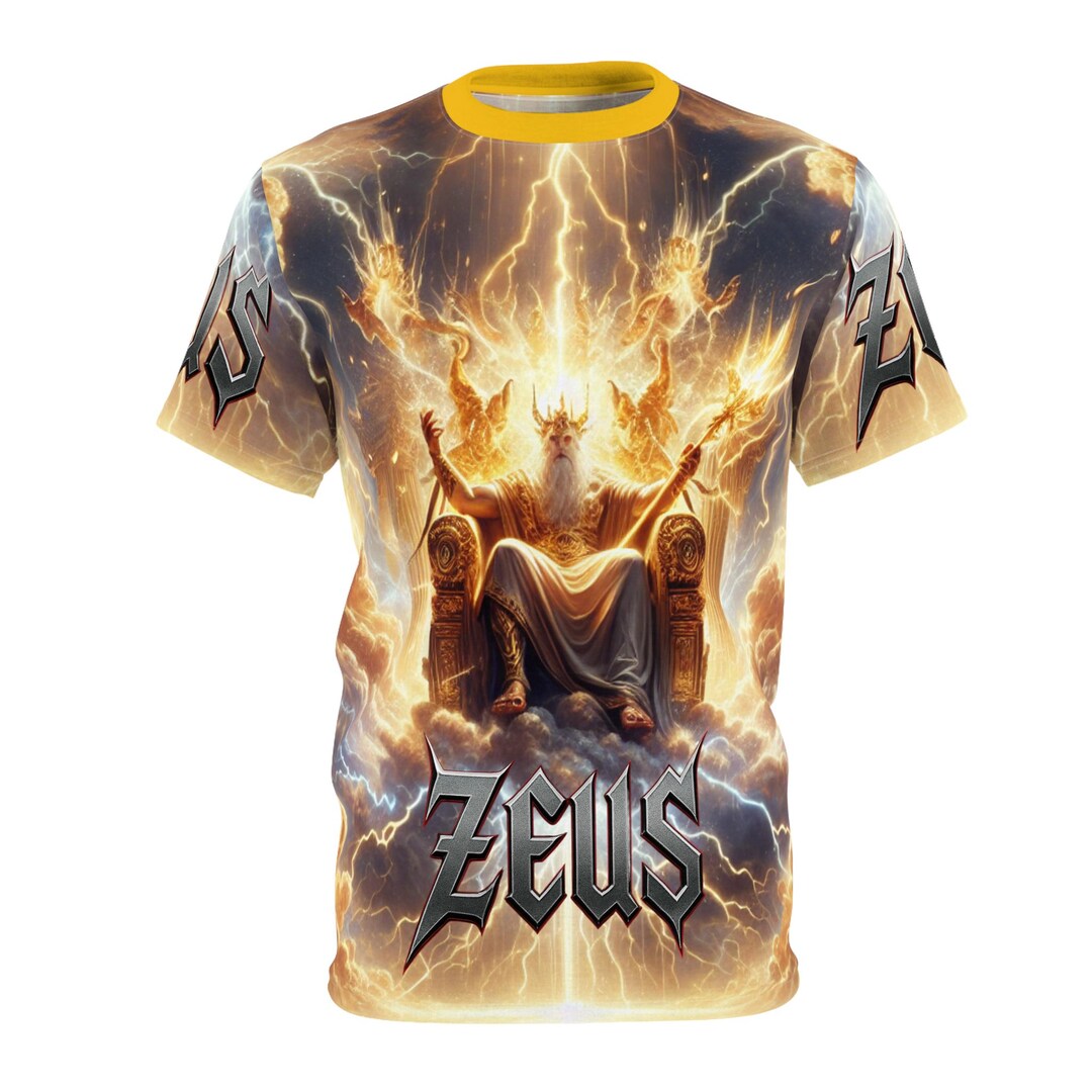 Zeus(god of Thunder), Mythology T-shirt, Mount Olympus Top, Zues ...