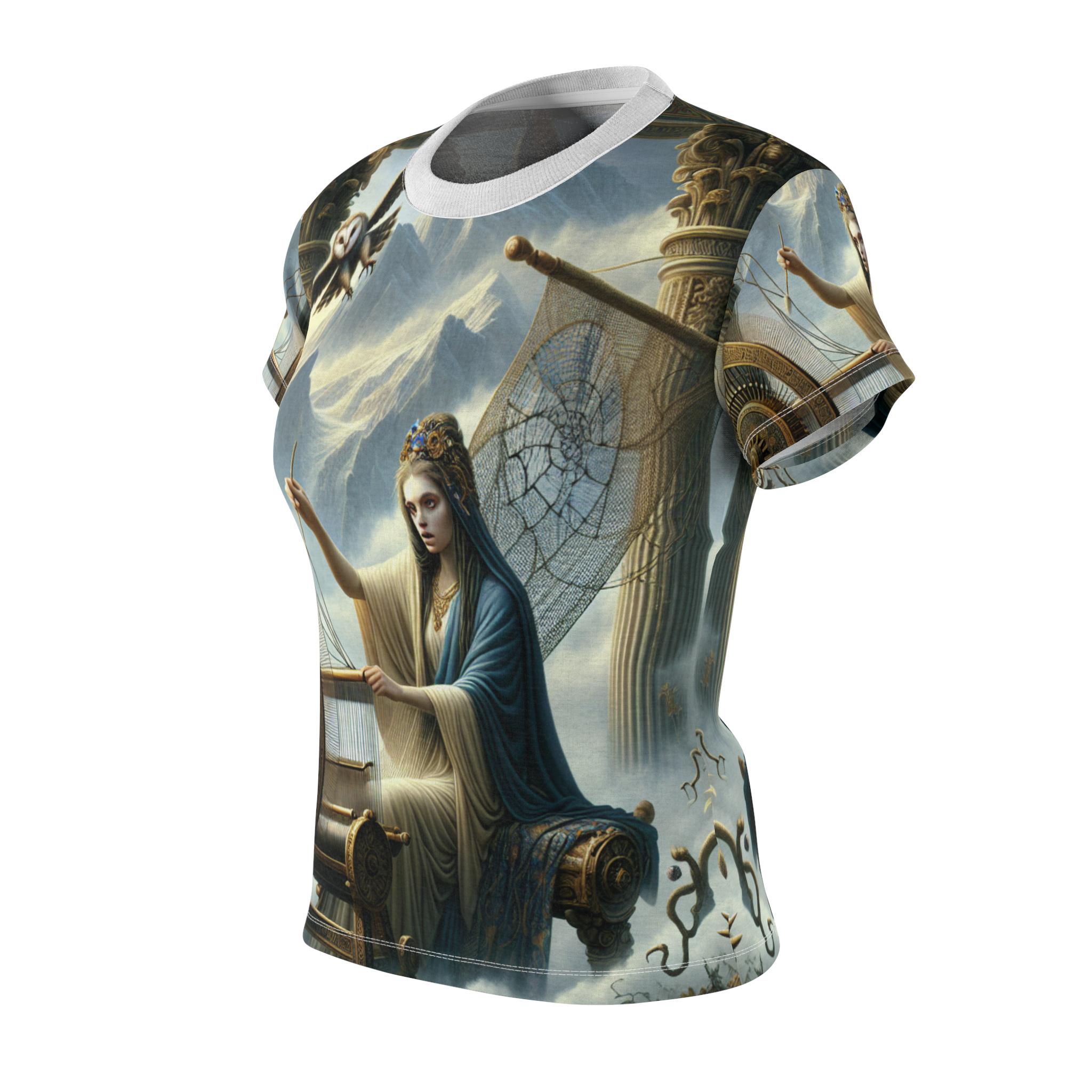 Arachne Greek Mythology Spider-themed Shirt, Cut & Sew Top, Mythical ...