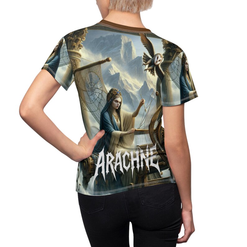 Arachne Greek Mythology Spider-themed Shirt, Cut & Sew Top, Mythical ...