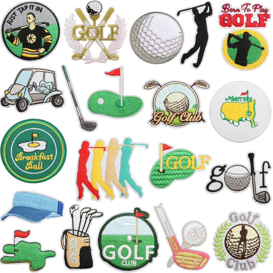 Golf Patch,sports Patches,sports Golf Club Patches,golf Cart Patch,golf ...