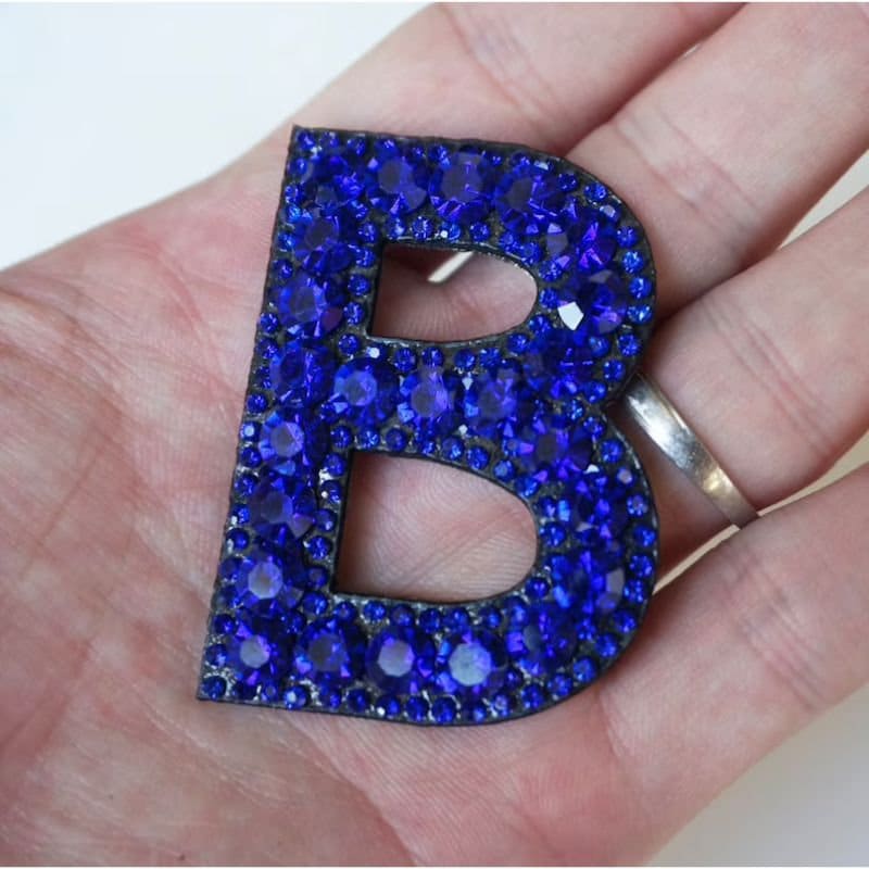 Blue Iron on Letters - Etsy