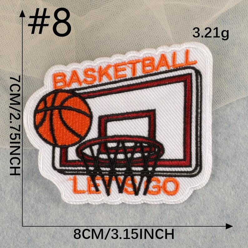 Basketball Team Patches,basketball Sports Games Embroidered Patches ...