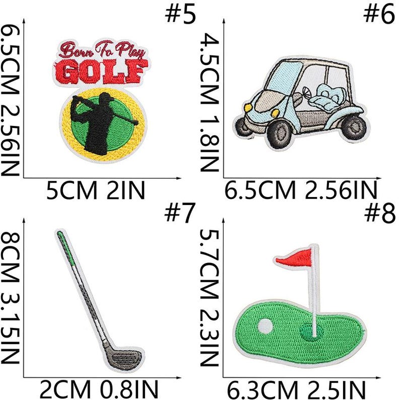 Golf Patch,sports Patches,sports Golf Club Patches,golf Cart Patch,golf ...