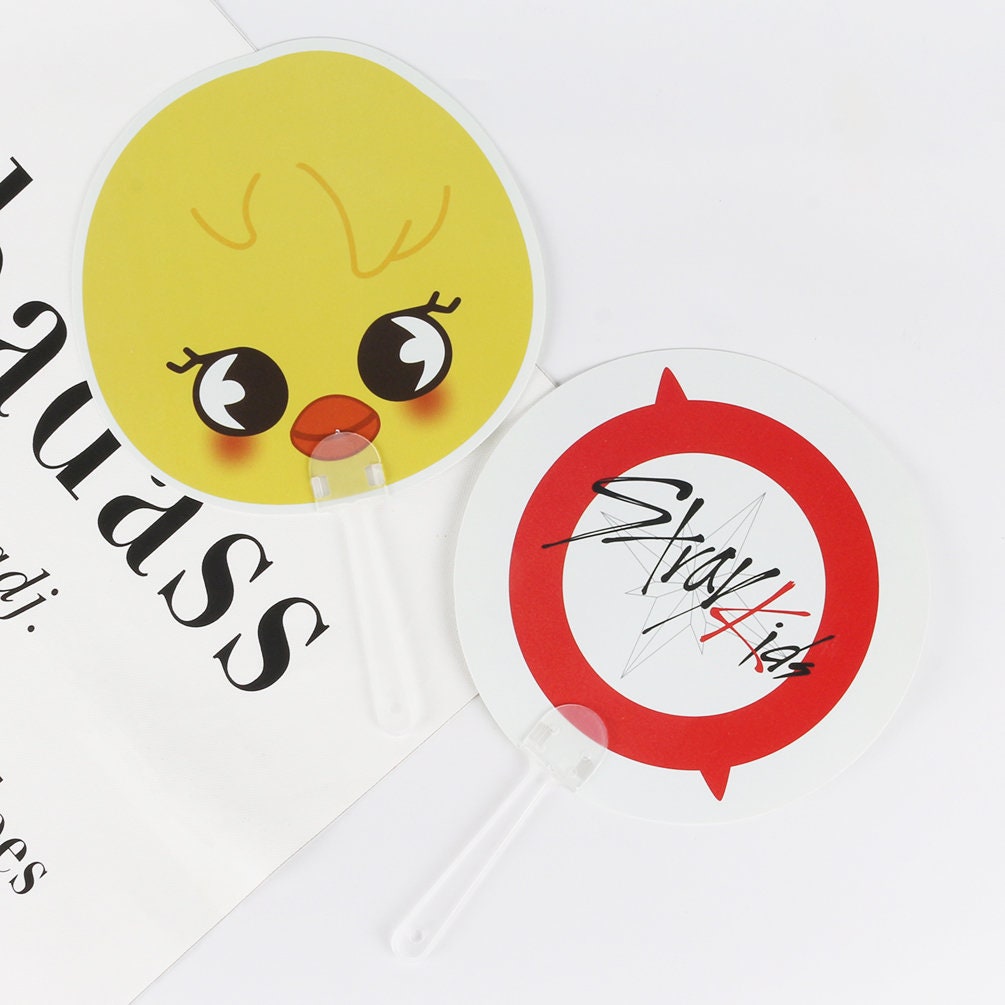 Stray Kids Cute Hand Fan, Lovely Kpop Character Fan, Fans Collection ...