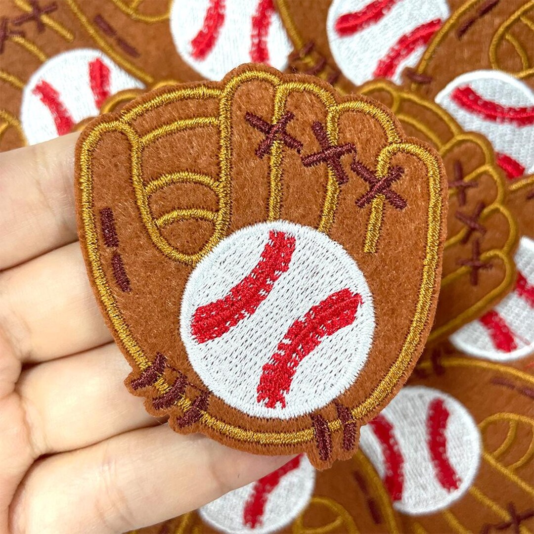 Baseball Glove Patch,diy Embroidered Game Day Patch for Clothing Hats ...