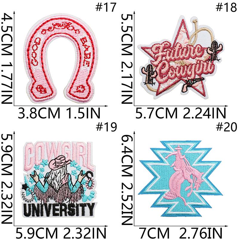 Cowgirl Patches,pink Girl Patch,embroidered Western Patch for Trucker ...