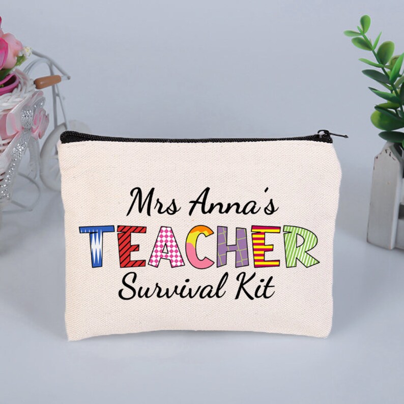 Teacher Survival Kit Teacher Gift Personalized Teacher's - Etsy