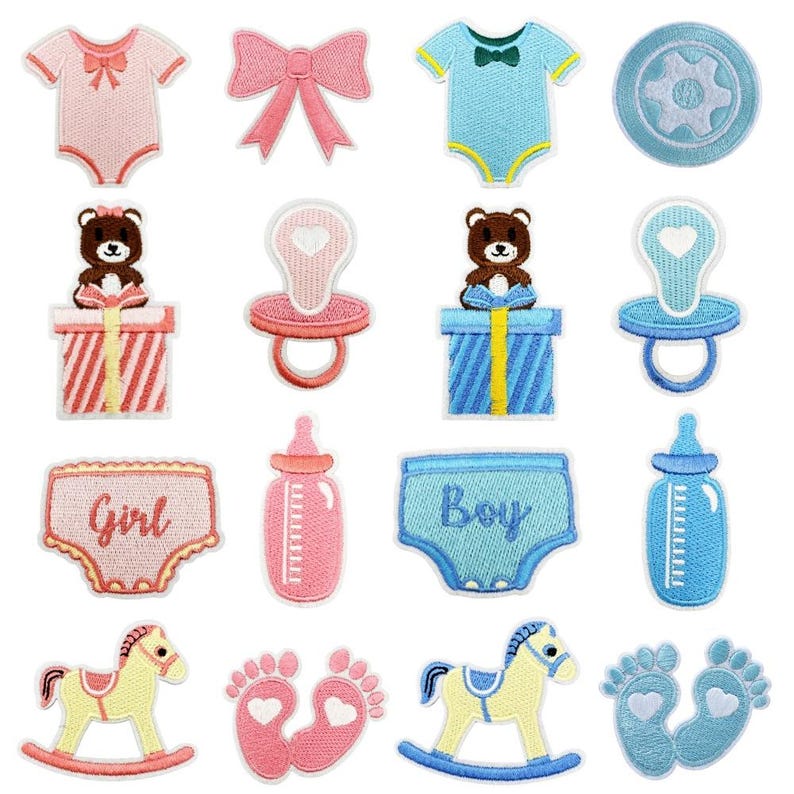 Baby Girl Patch Baby Boy Patch,embroidered Baby Patches,iron on Patch ...