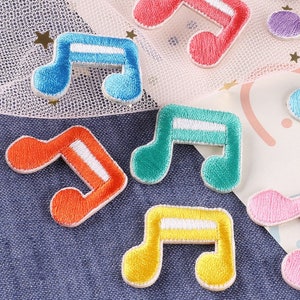 Note Applique Patch,music Note Patch,embroidery Patch,music Patches for ...