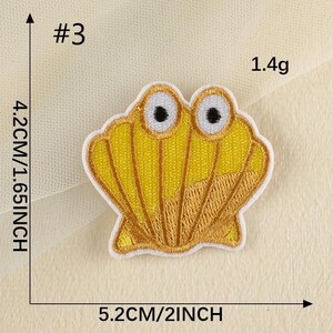Sea Creatures Applique Patch,shell Patch, Conch Patch, Starfish Patch ...
