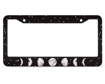 Space Galaxy License Plate Frame - Etsy