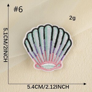 Sea Creatures Applique Patch,shell Patch, Conch Patch, Starfish Patch ...