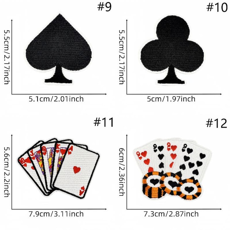 Playing Card Ace of Spades Poker Cards,poker Card Symbol Patches ...