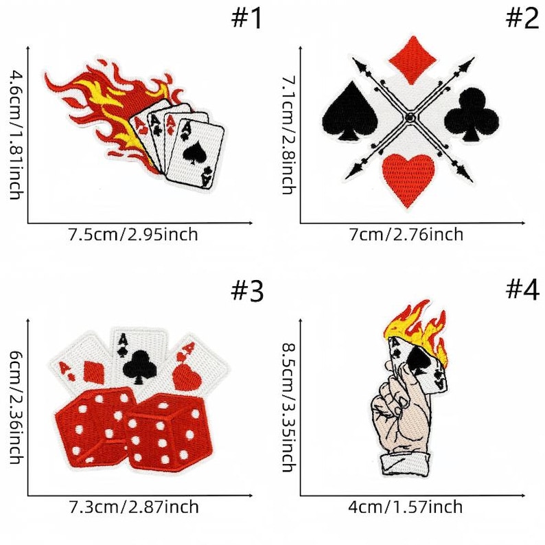 Playing Card Ace of Spades Poker Cards,poker Card Symbol Patches ...