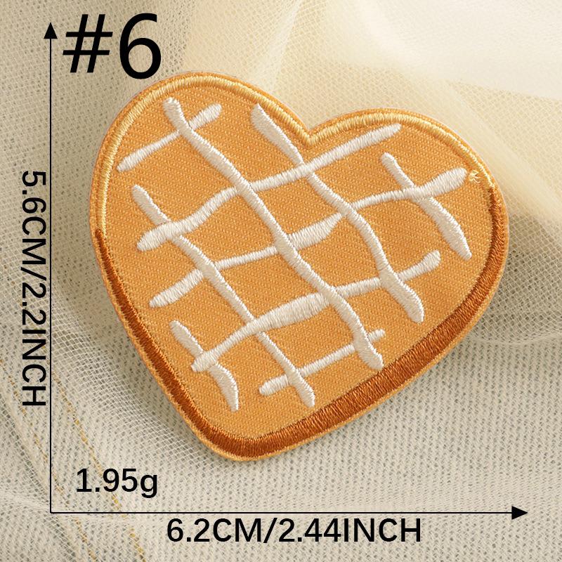 Biscuit Embroidered Patches,cute Cartoon Biscuit Patch,food Patch ...