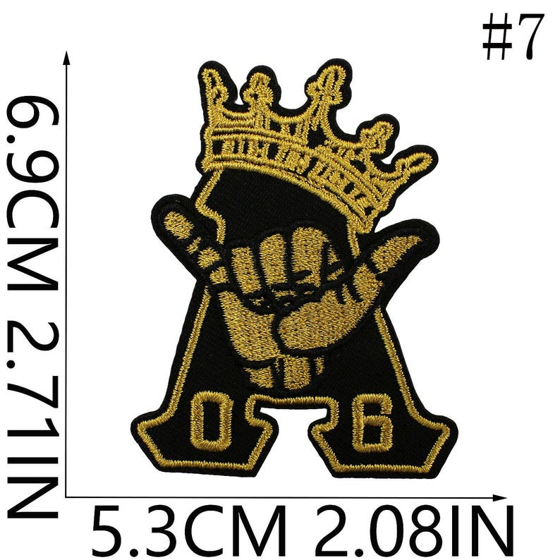 Greek Letters Patch,embroidered Iron on Applique Fraternity Patches ...
