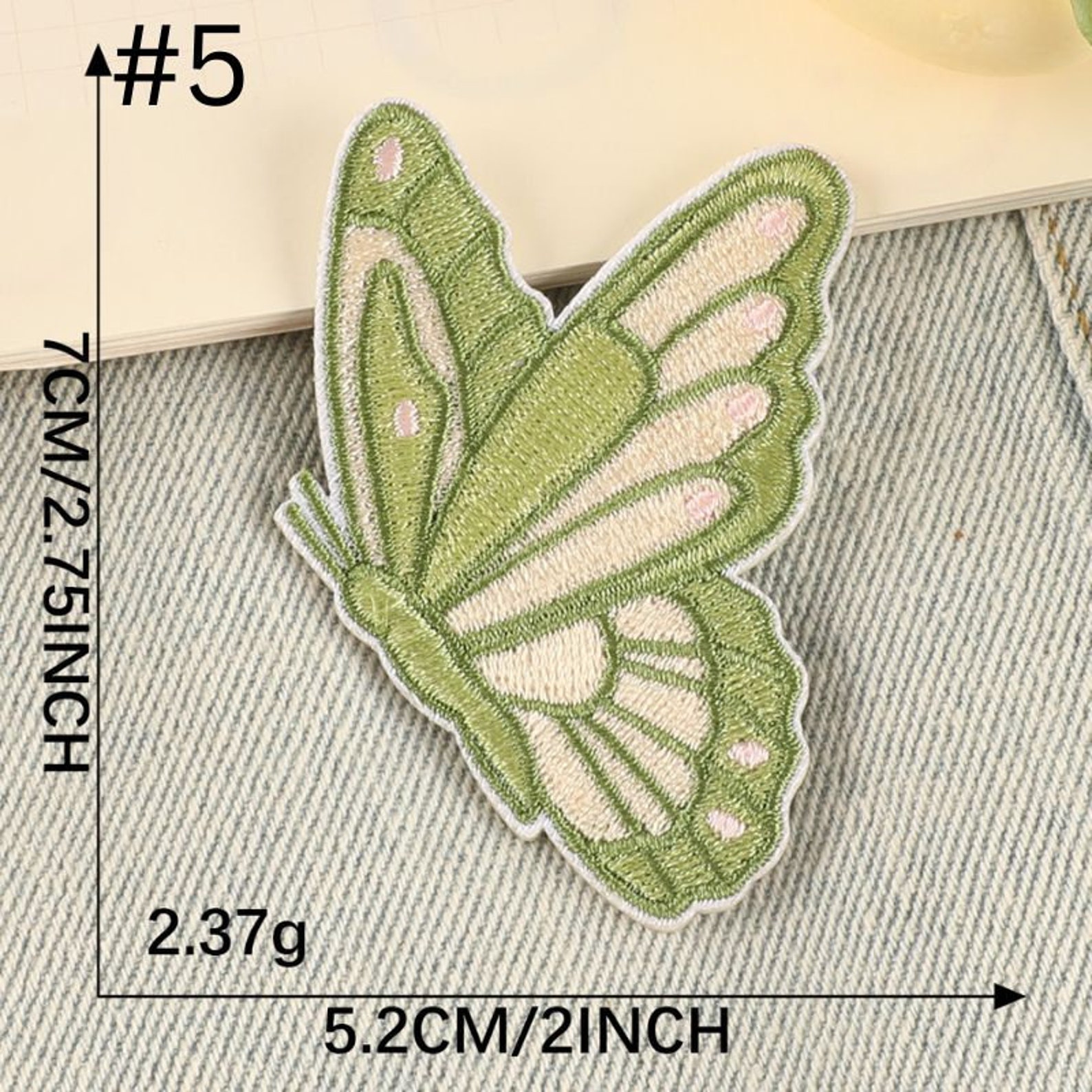 Butterfly Embroidered Patches,colorful Applique DIY Patch,self Adhesive ...
