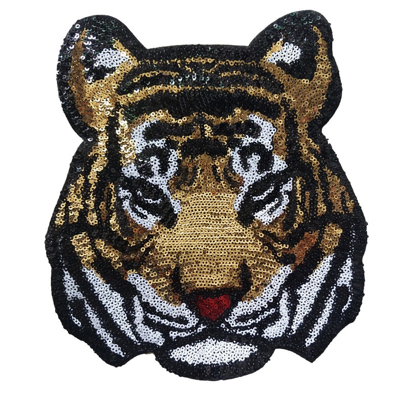 Tiger Applique - Etsy