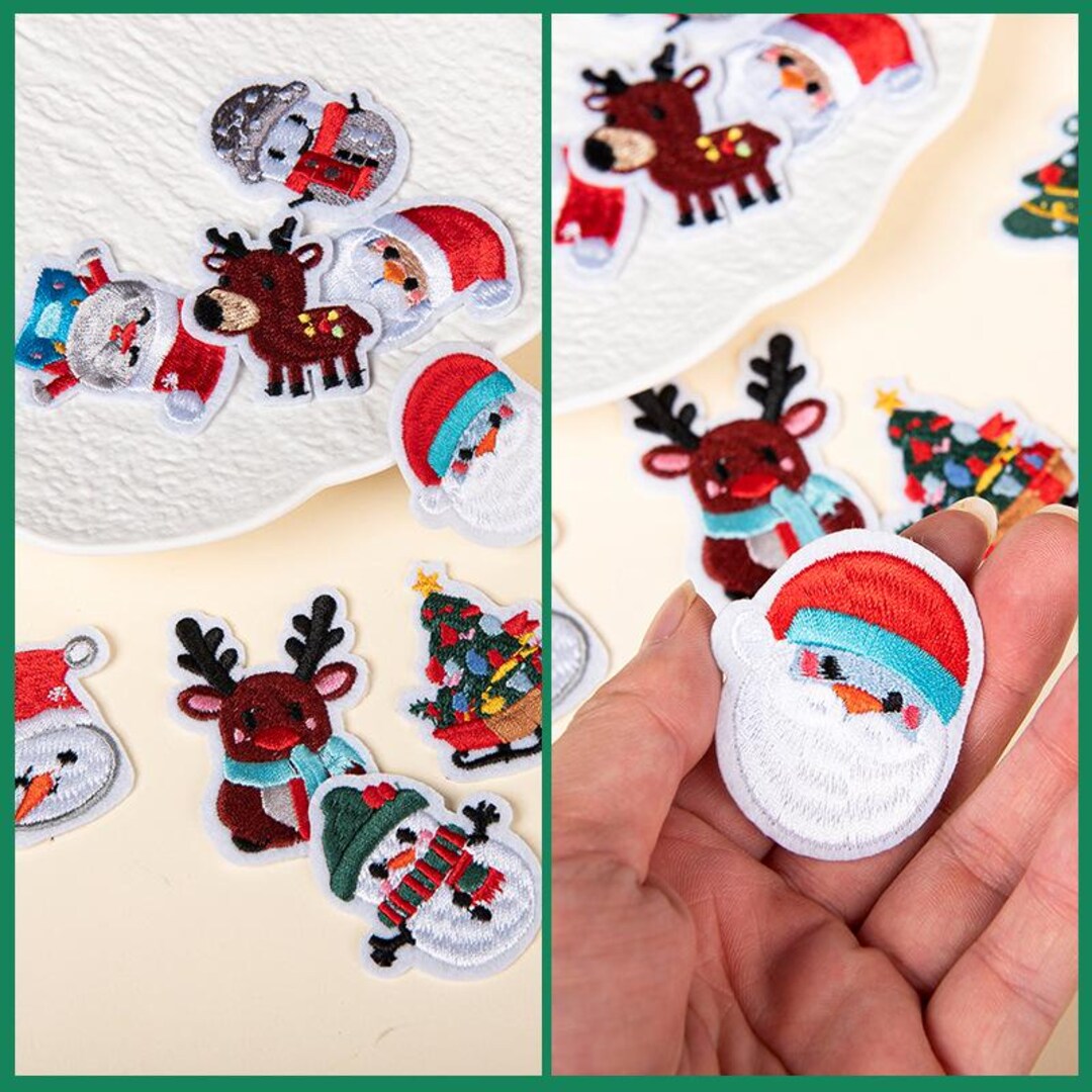 Christmas Patches,elk Patches,santa Claus Patch,christmas Tree Patch ...