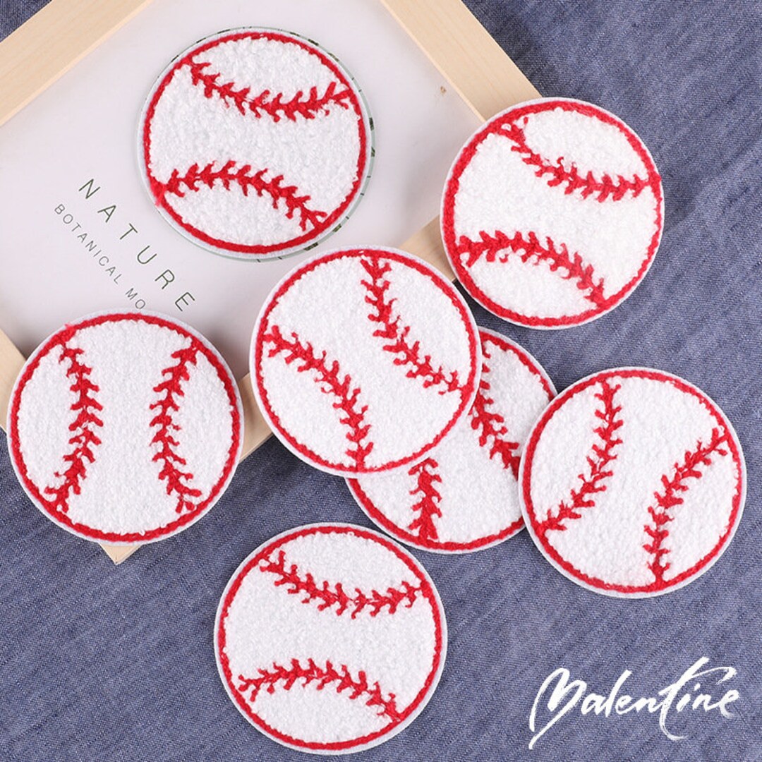 Baseball Chenille Embroidered Patch,baseball Applique Patch,decorating ...