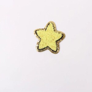 Colorful Star Patch,glitter Chenille Star Patch,embroidered Glitter ...