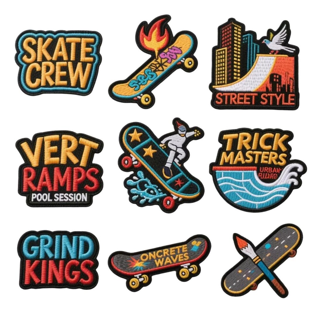 Street Style Embroidery Patch,skateboard Patch,iron on Patch - Etsy