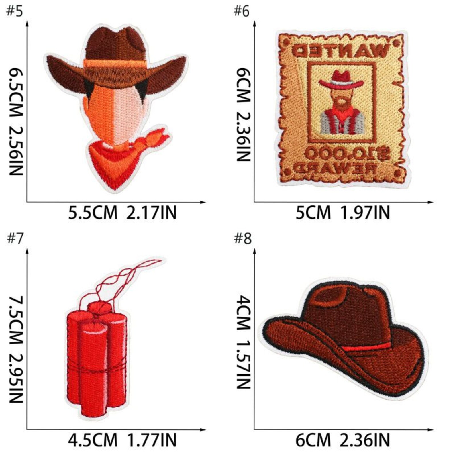 Cowboy Embroidery Patch,boots Patch,hat Patch,funny Western Patches ...