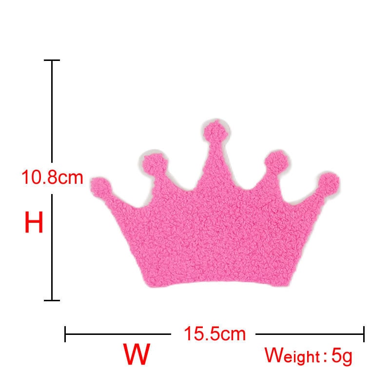 4.25 Inch Pink Letters Chenille Embroidered Iron on Patch,applique Diy ...