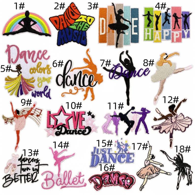 Ballet Girl Patch,ballerina Embroidered Patch,ballet Dancer Badges,iron ...